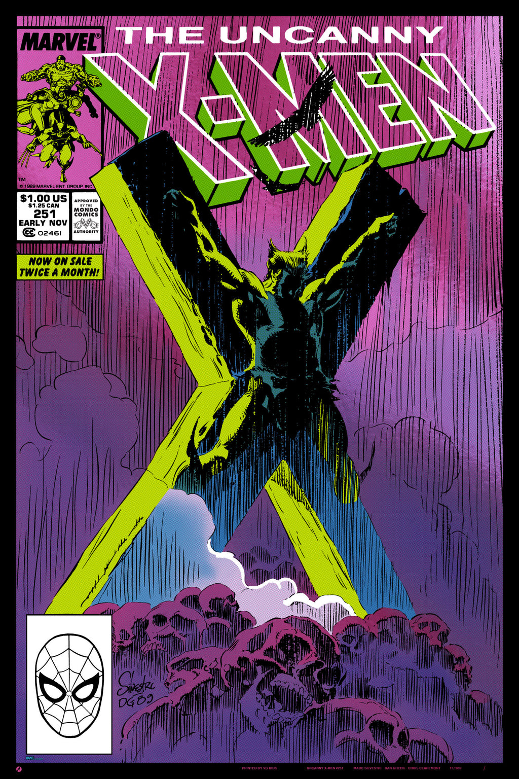 Uncanny X-Men #251 Poster – Mondo