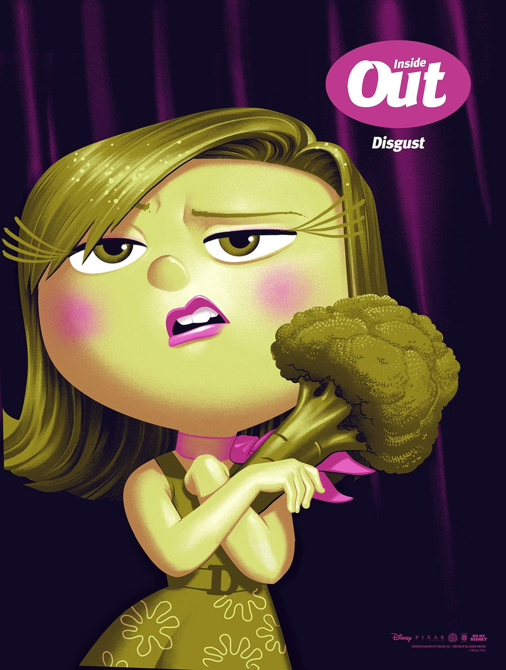 Inside Out: Disgust Poster – Mondo