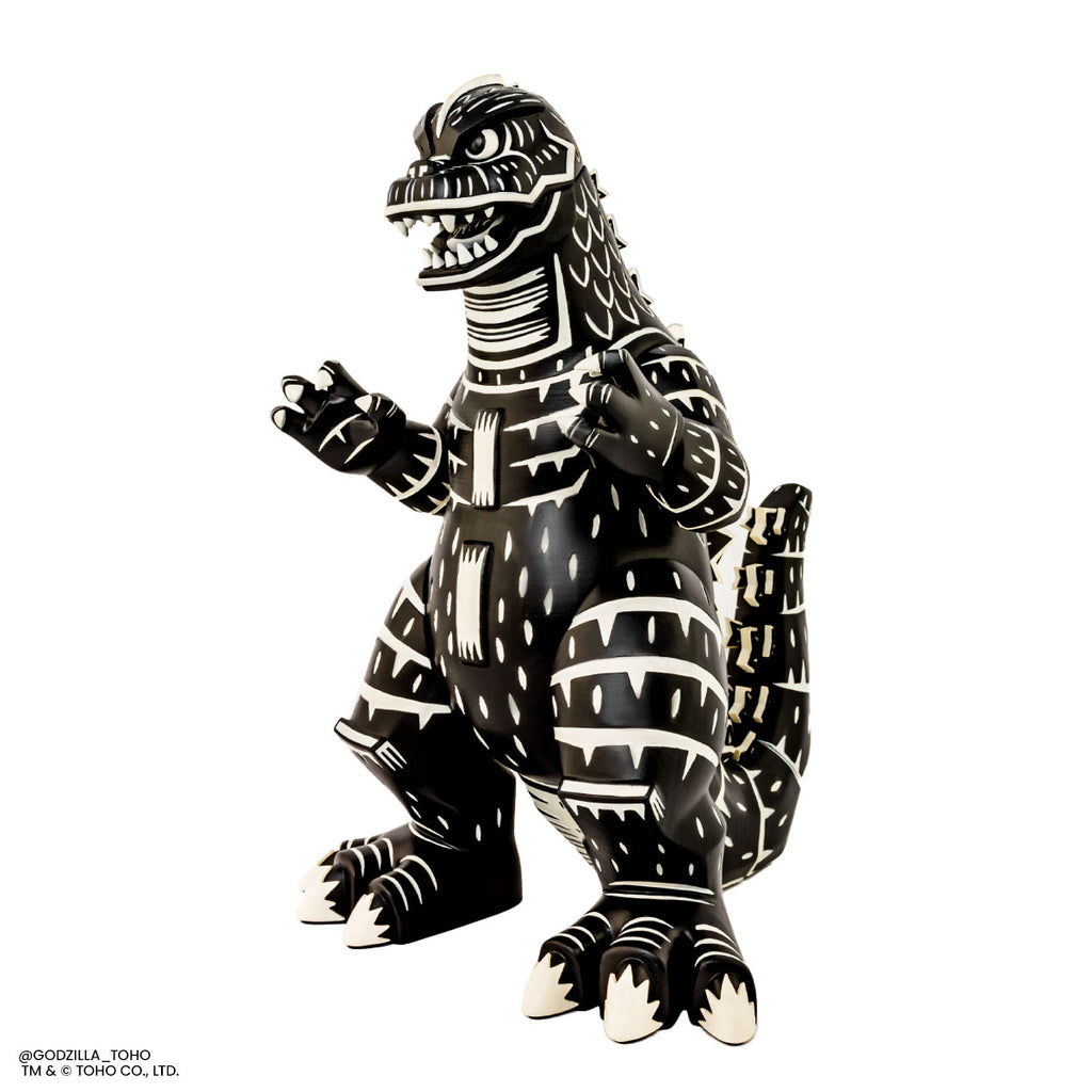Godzilla - Vinyl Designer Figure by Attack Peter - Linocut Variant – Mondo