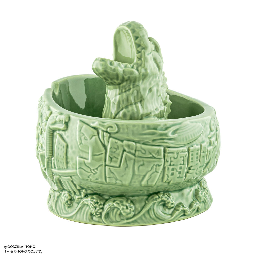 Godzilla Destroy All Monsters Tiki Bowl - Kilaak Outpost Variant – Mondo