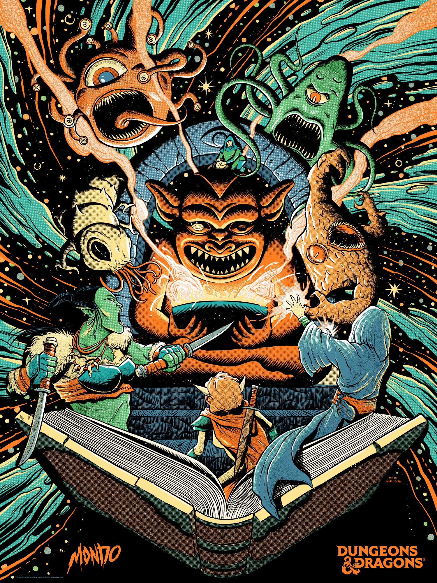 Dungeons & Dragons Poster – Mondo