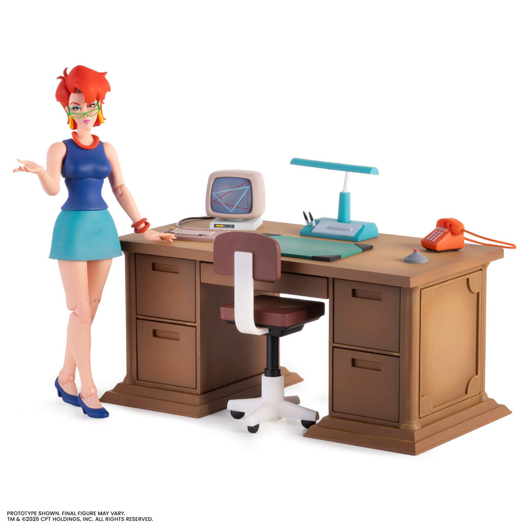 The Real Ghostbusters - Janine with Desk 1/12 Scale Figure - Timed Edi ...