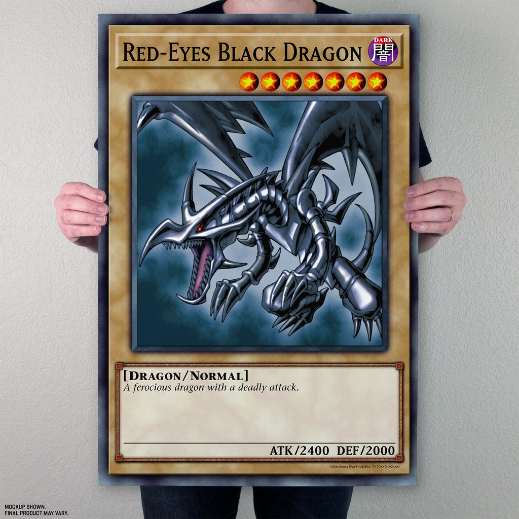 Yu-Gi-Oh! Red-Eyes Black Dragon (Timed Edition) Poster – Mondo