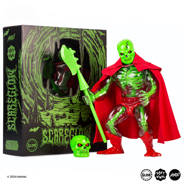 Masters of the Universe - Scareglow Soft Vinyl Figure - Necromancer Va ...