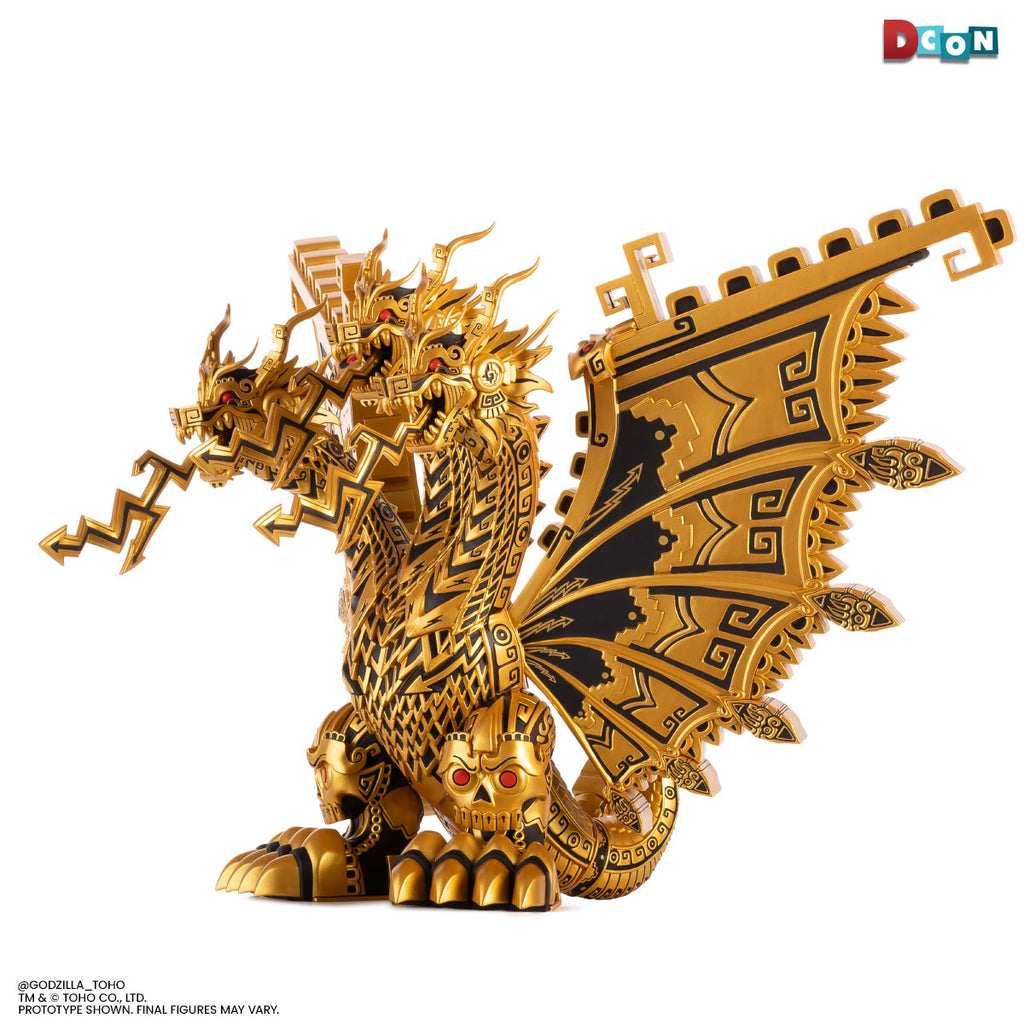 King Ghidorah - Vinyl Designer Figure by Urban Aztec - Golden Dragon V ...
