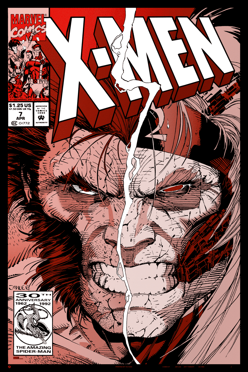 X Men 7 Foil Variant Poster Mondo X Men 7 Foil Variant Poster Mondo