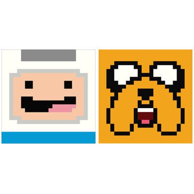 Adventure Time 8-Bit Finn and Jake Set – Mondo