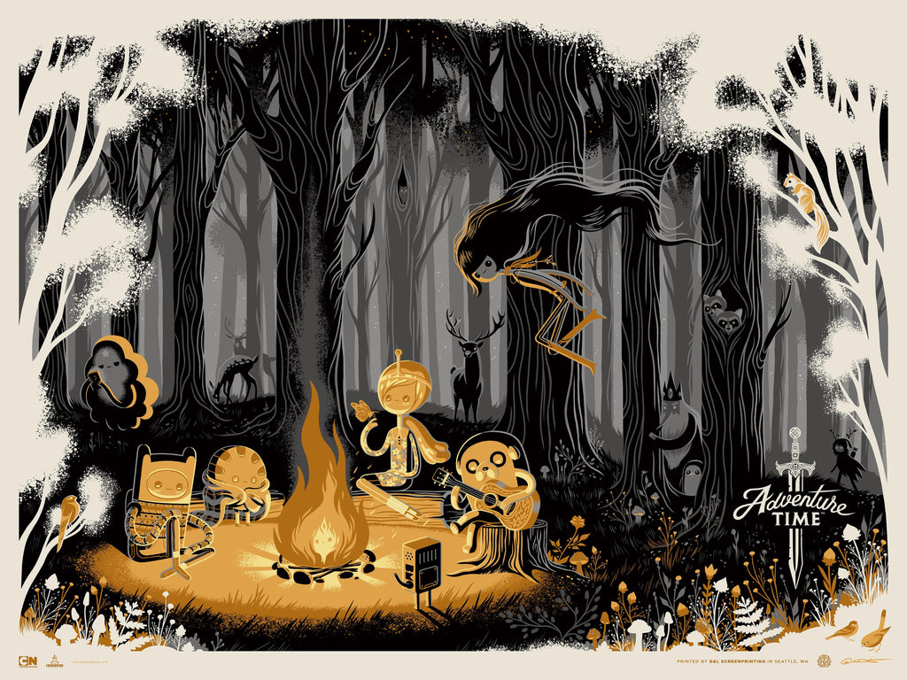 Adventure Time (Variant) Poster – Mondo