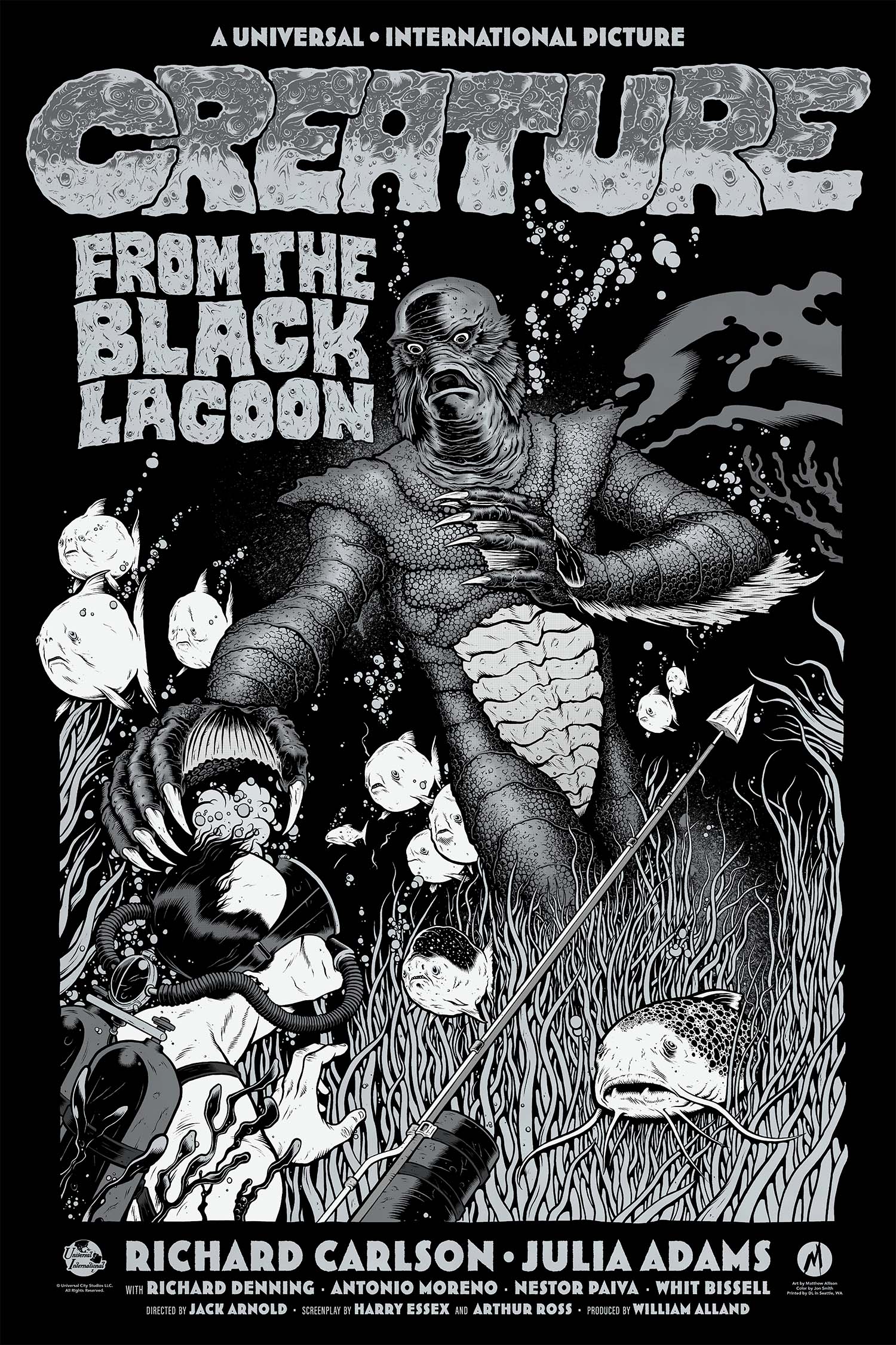 Creature from the Black Lagoon Variant Poster – Mondo