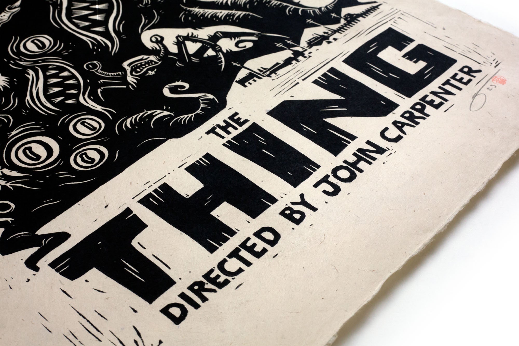 The Thing Linocut Poster – Mondo