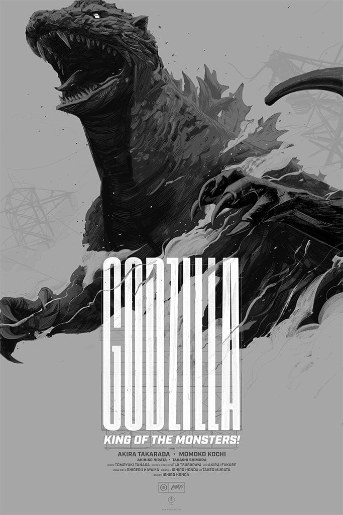 Godzilla Screenprinted Poster – Mondo