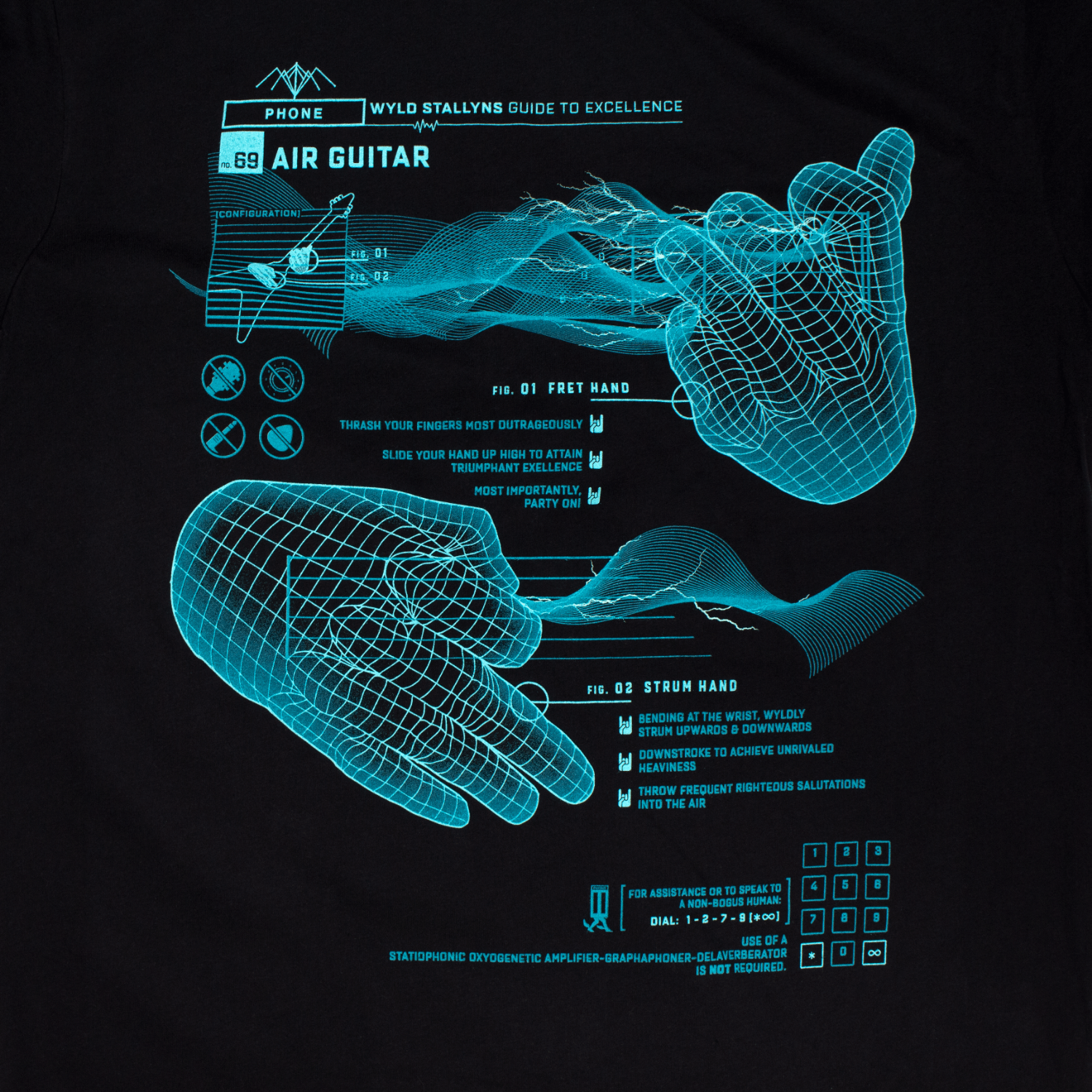 Bill & Ted "Air Guitar" T-Shirt – Mondo