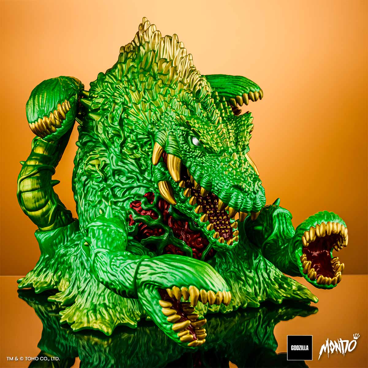 Biollante Soft Vinyl Figure - Corrosive Sap Variant – Mondo
