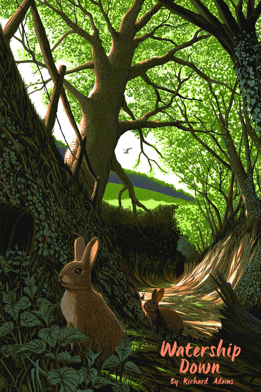 Black Dragon Press x Mondo #29: Watership Down Poster