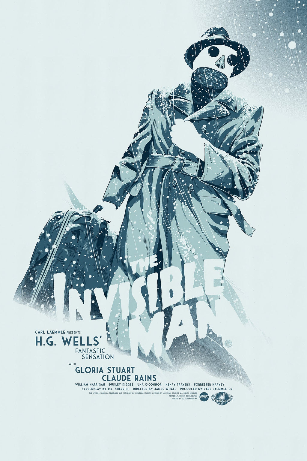 The Invisible Man Variant Poster – Mondo
