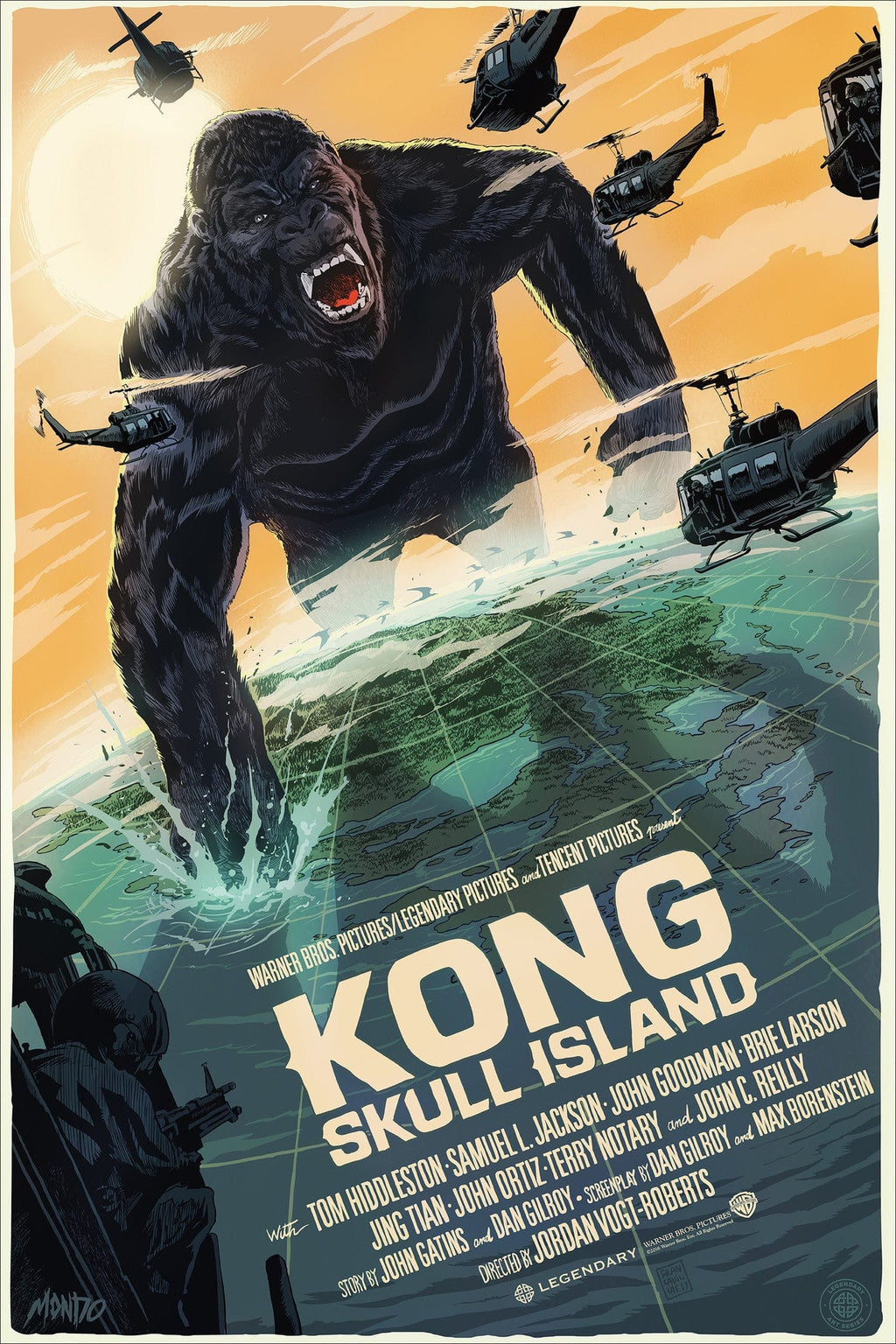 how to draw kong skull island