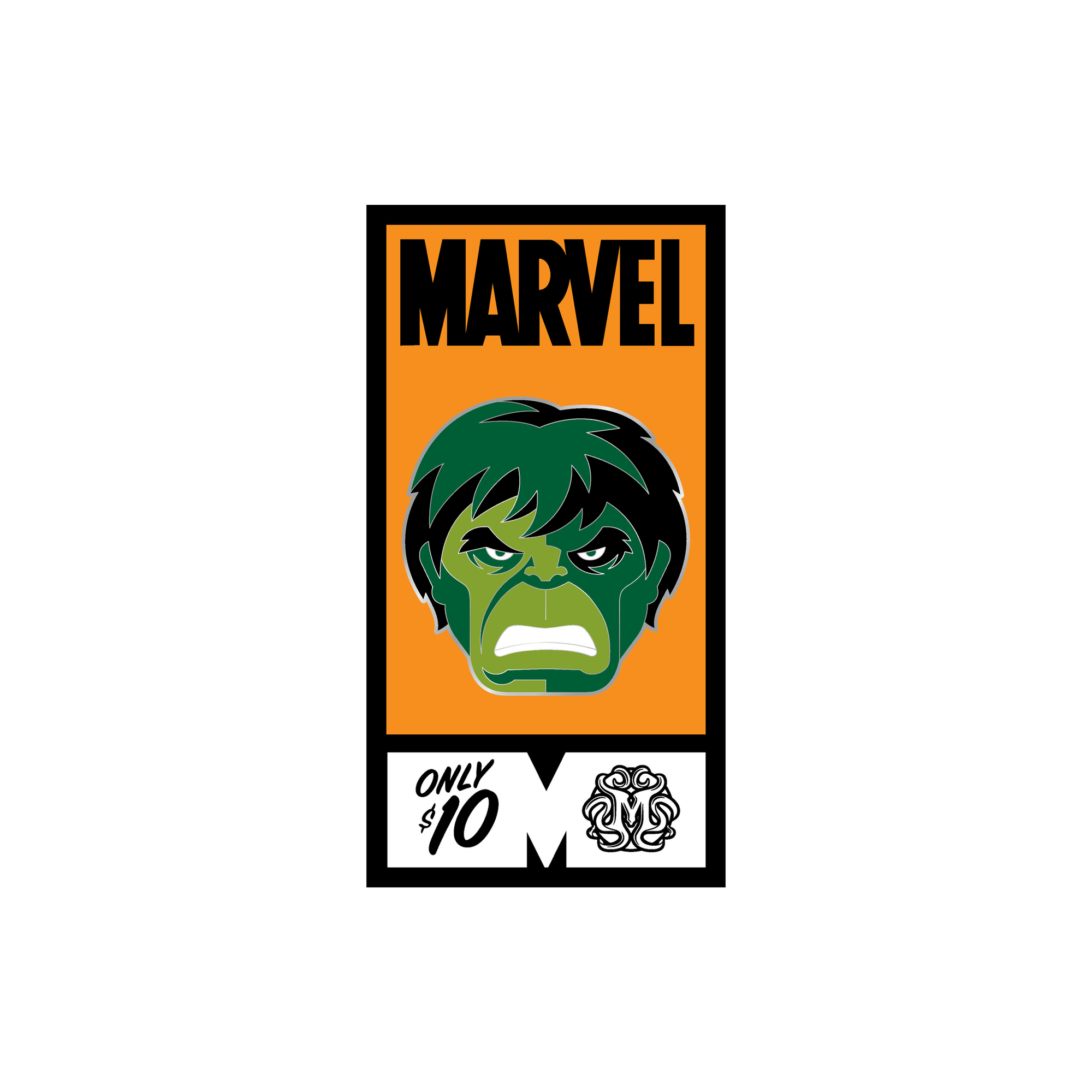 Incredible Hulk Enamel Pin – Mondo