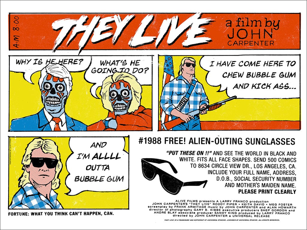 They Live Poster – Mondo