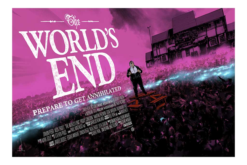 The World's End (Variant) Poster – Mondo