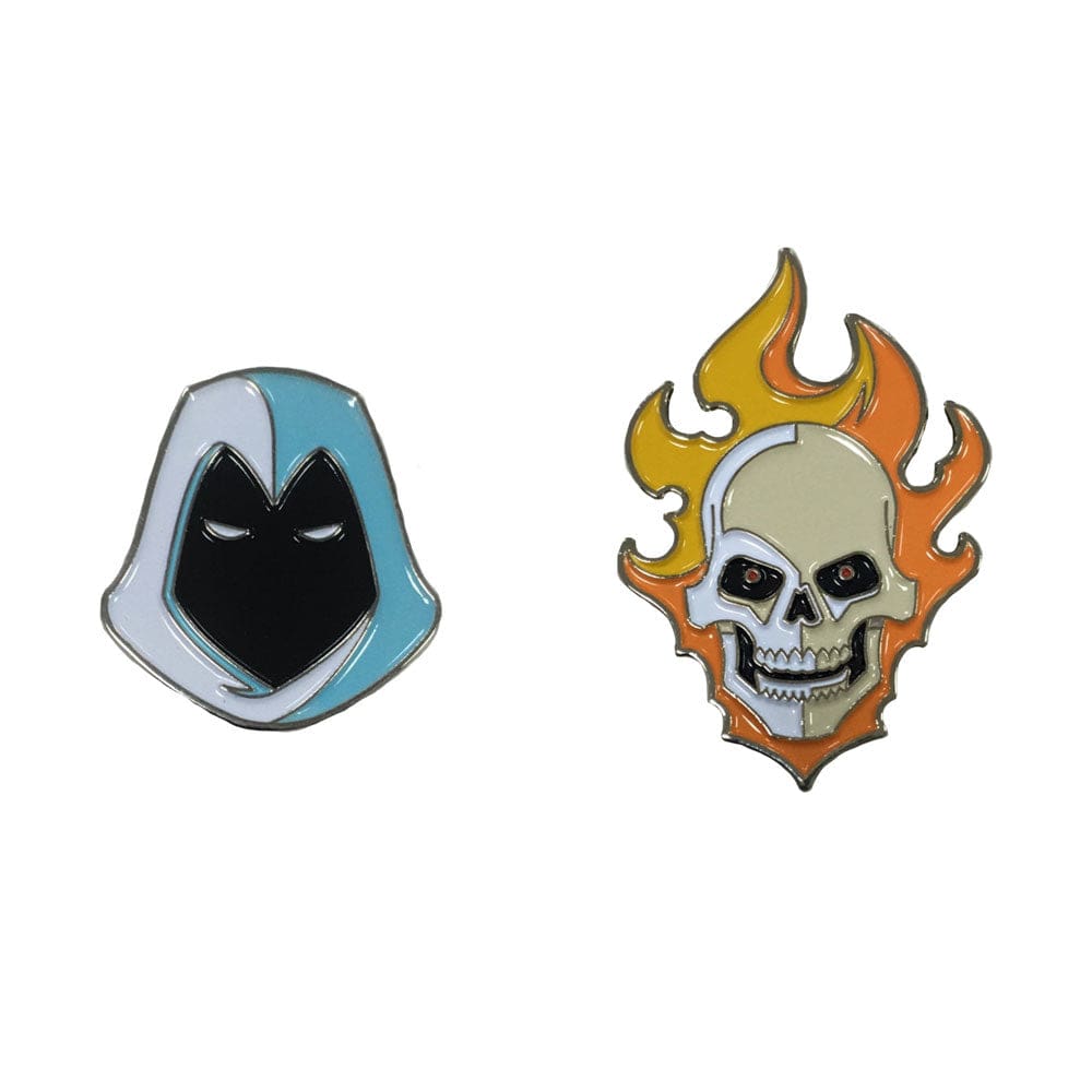 Marvel Knights: Ghost Rider & Moon Knight Enamel Pin Set – Mondo