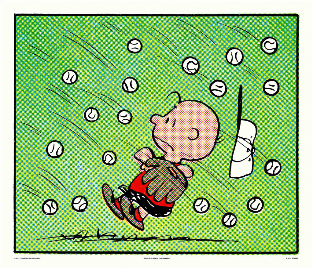 Peanuts Fly Balls Poster – Mondo
