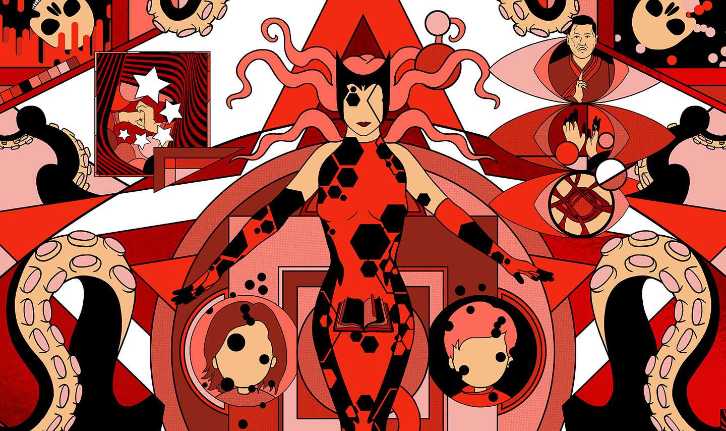 Doctor Strange in the Multiverse of Madness (Red Foil Variant) Poster ...