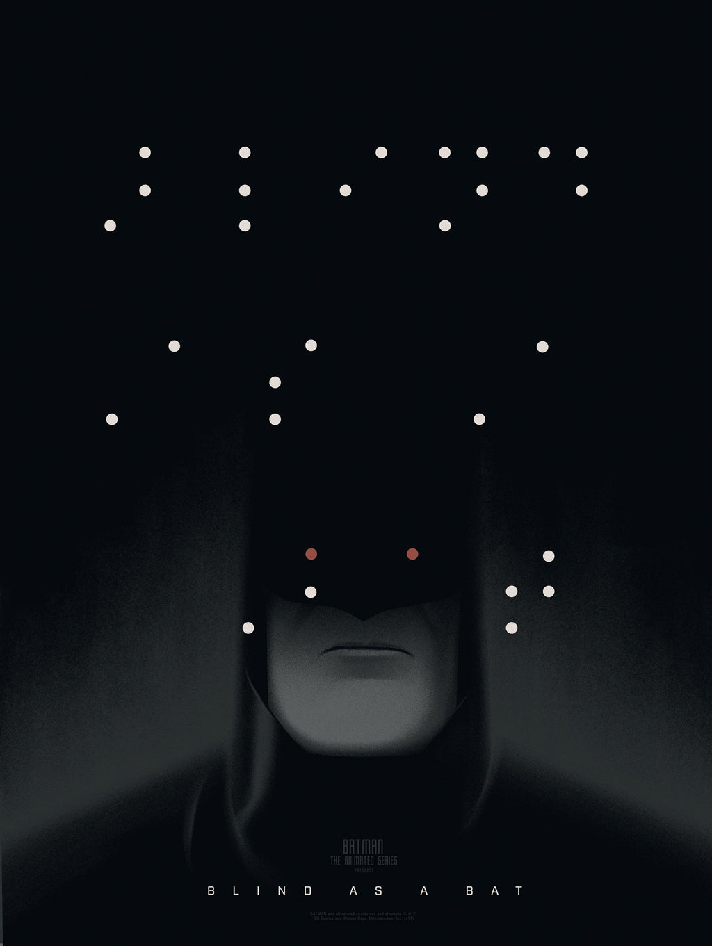 Batman: The Animated Series - Blind as a Bat Screenprinted Poster – Mondo