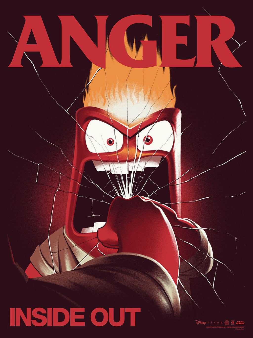 Inside Out: Anger Poster – Mondo
