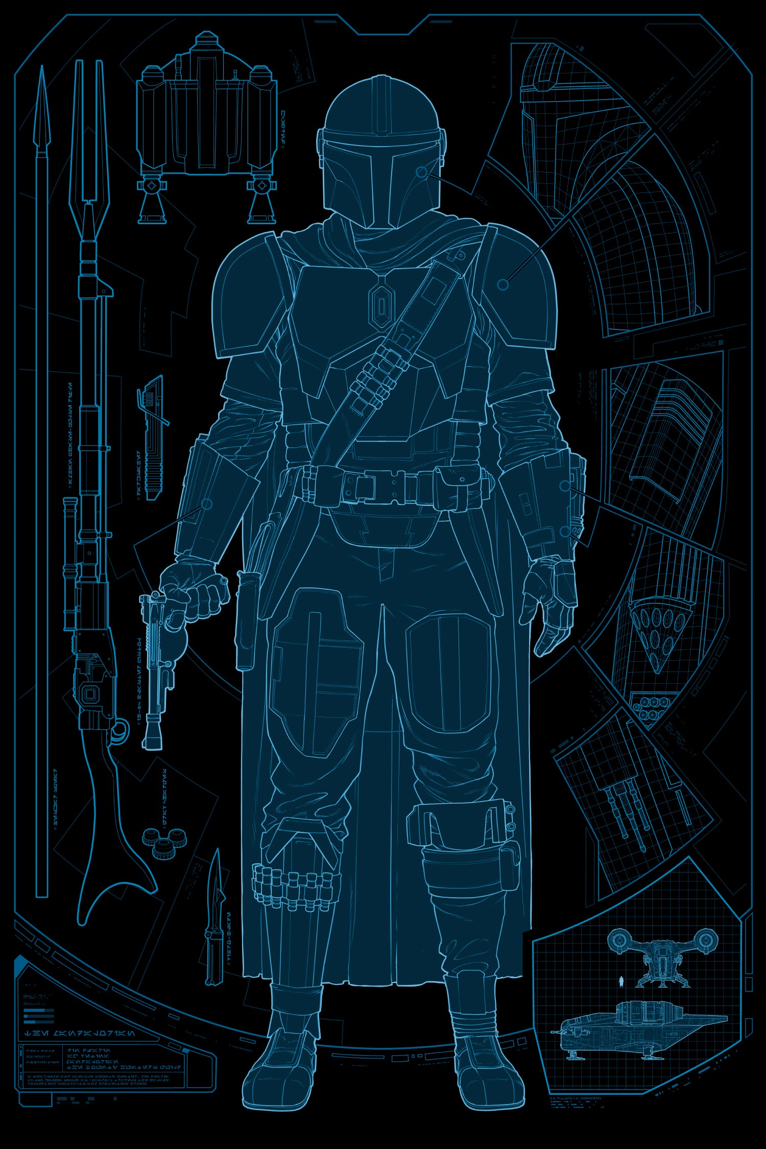 Database_001_The Mandalorian Variant Poster – Mondo