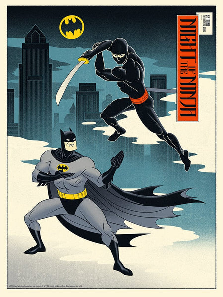 Batman: The Animated Series - Night of the Ninja Screenprinted Poster ...
