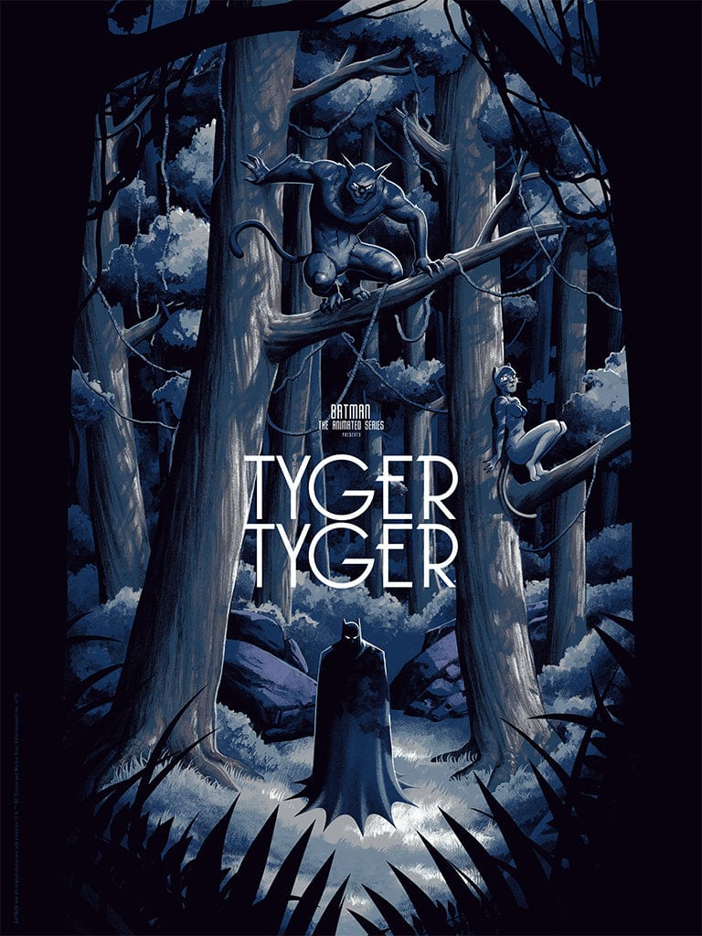 Batman: The Animated Series - Tyger, Tyger Variant Screenprinted Poste ...