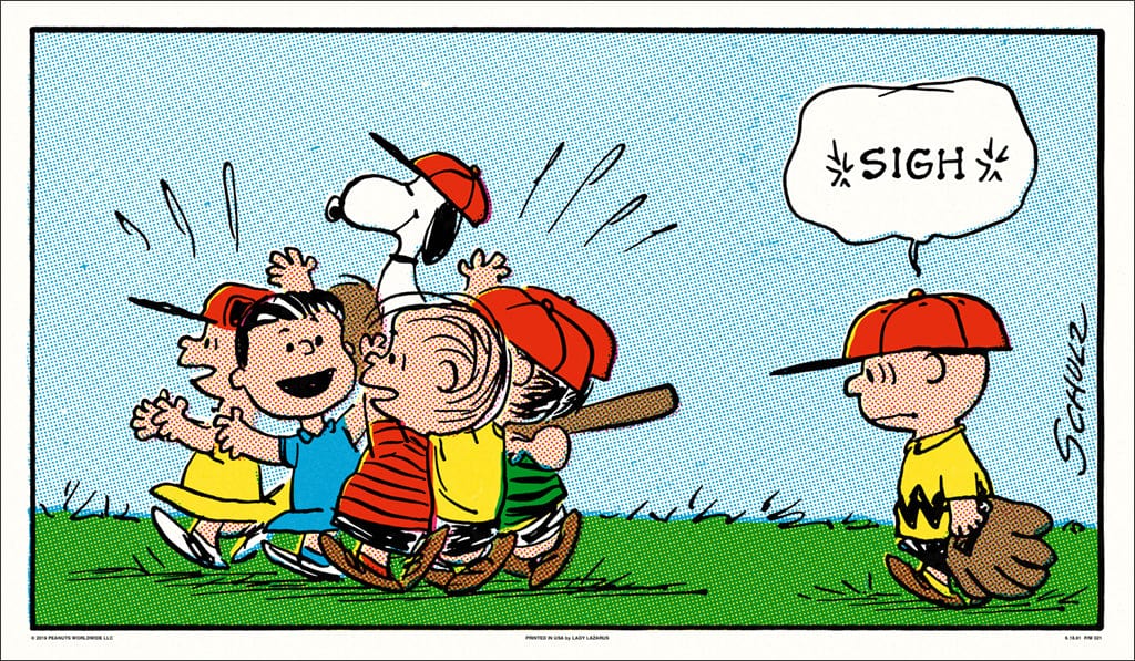 Peanuts Sigh Poster – Mondo