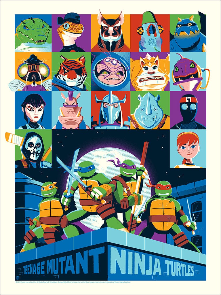 Teenage Mutant Ninja Turtles (2012) Poster – Mondo