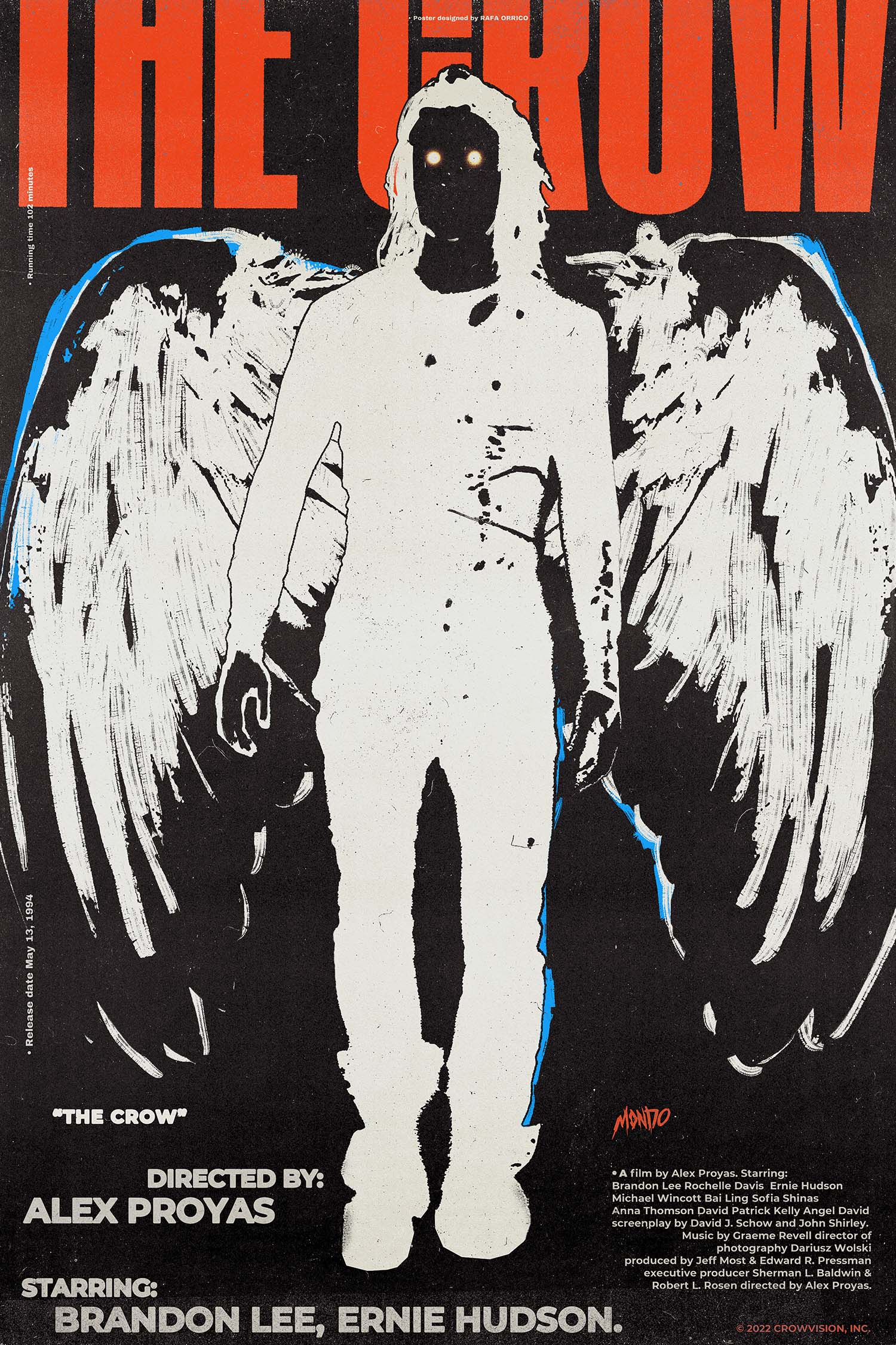 The Crow (Devil's Night Variant) Poster – Mondo