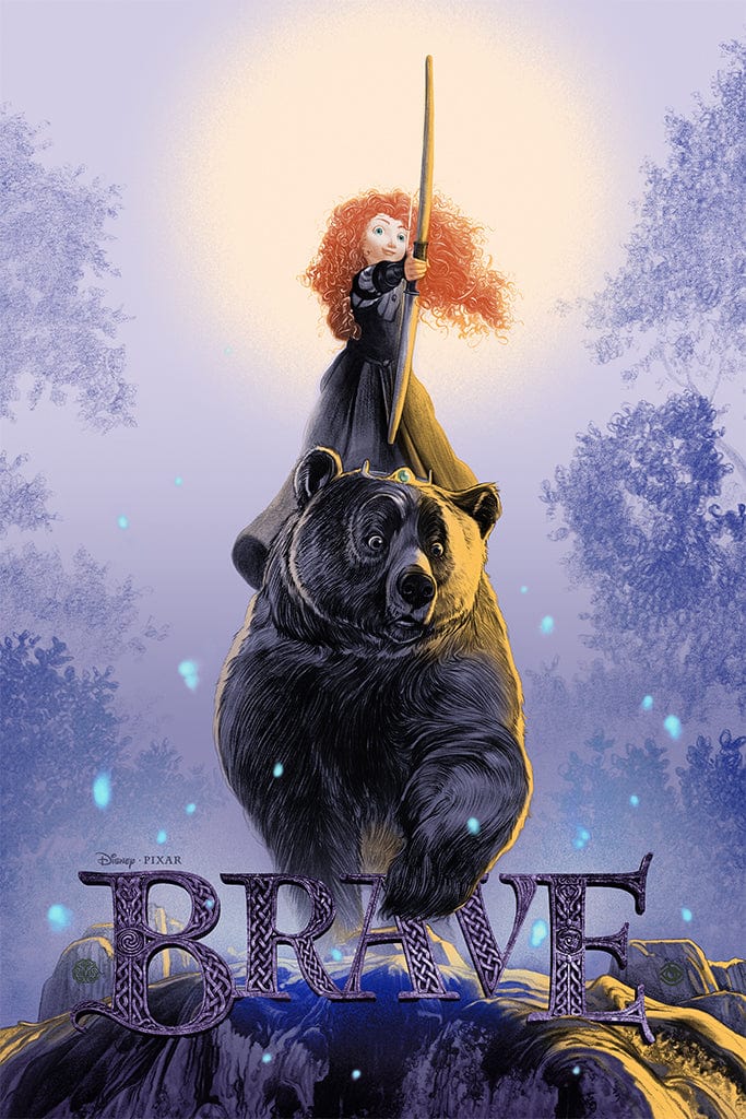 Brave (Variant) Poster – Mondo