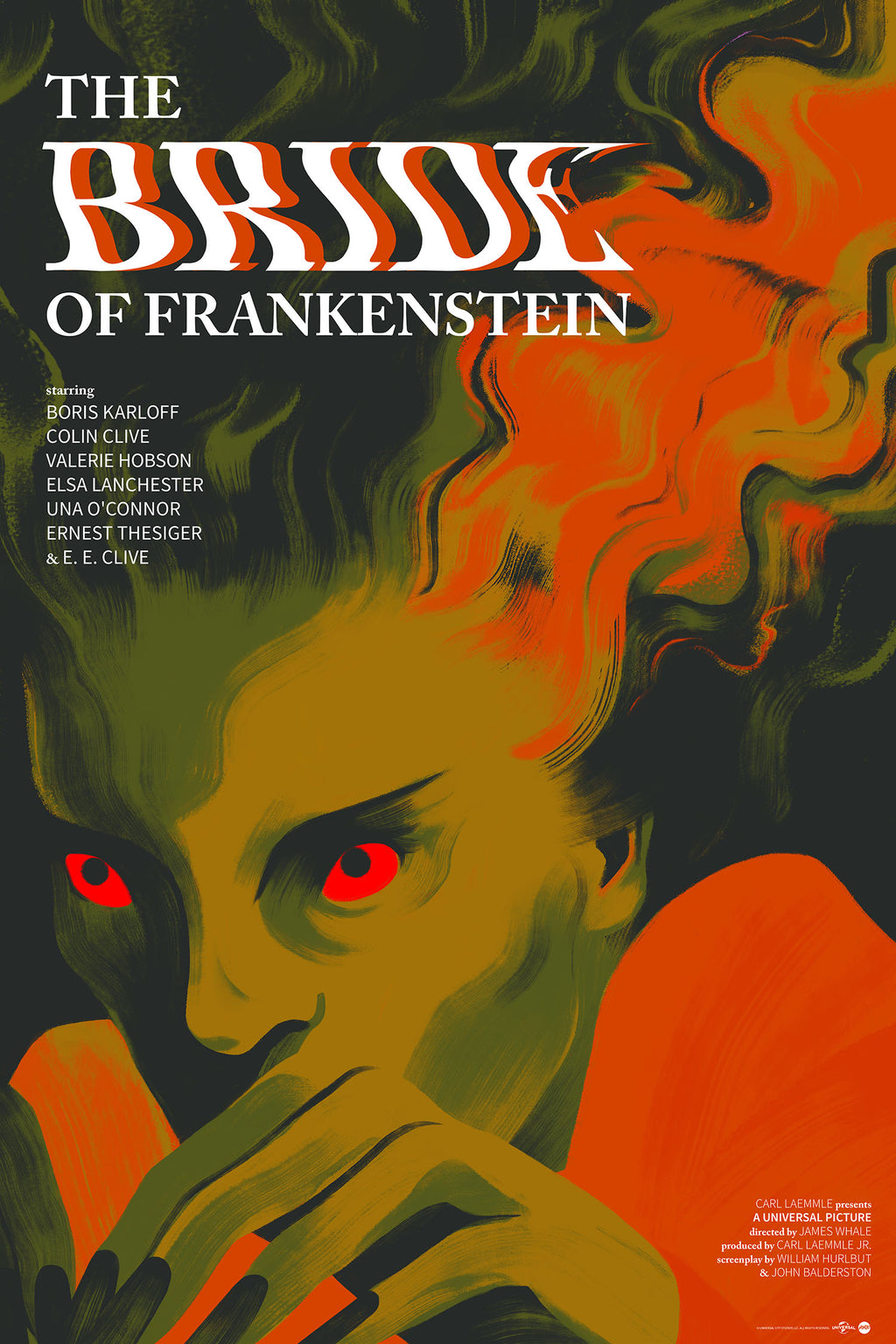 The Bride of Frankenstein Variant Poster – Mondo