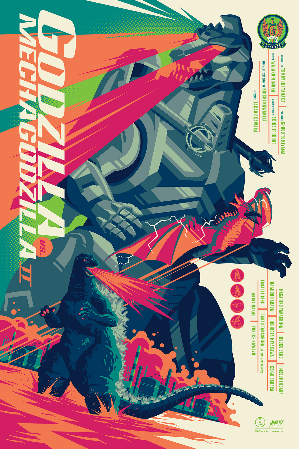 Godzilla vs. Mechagodzilla II Variant Poster – Mondo