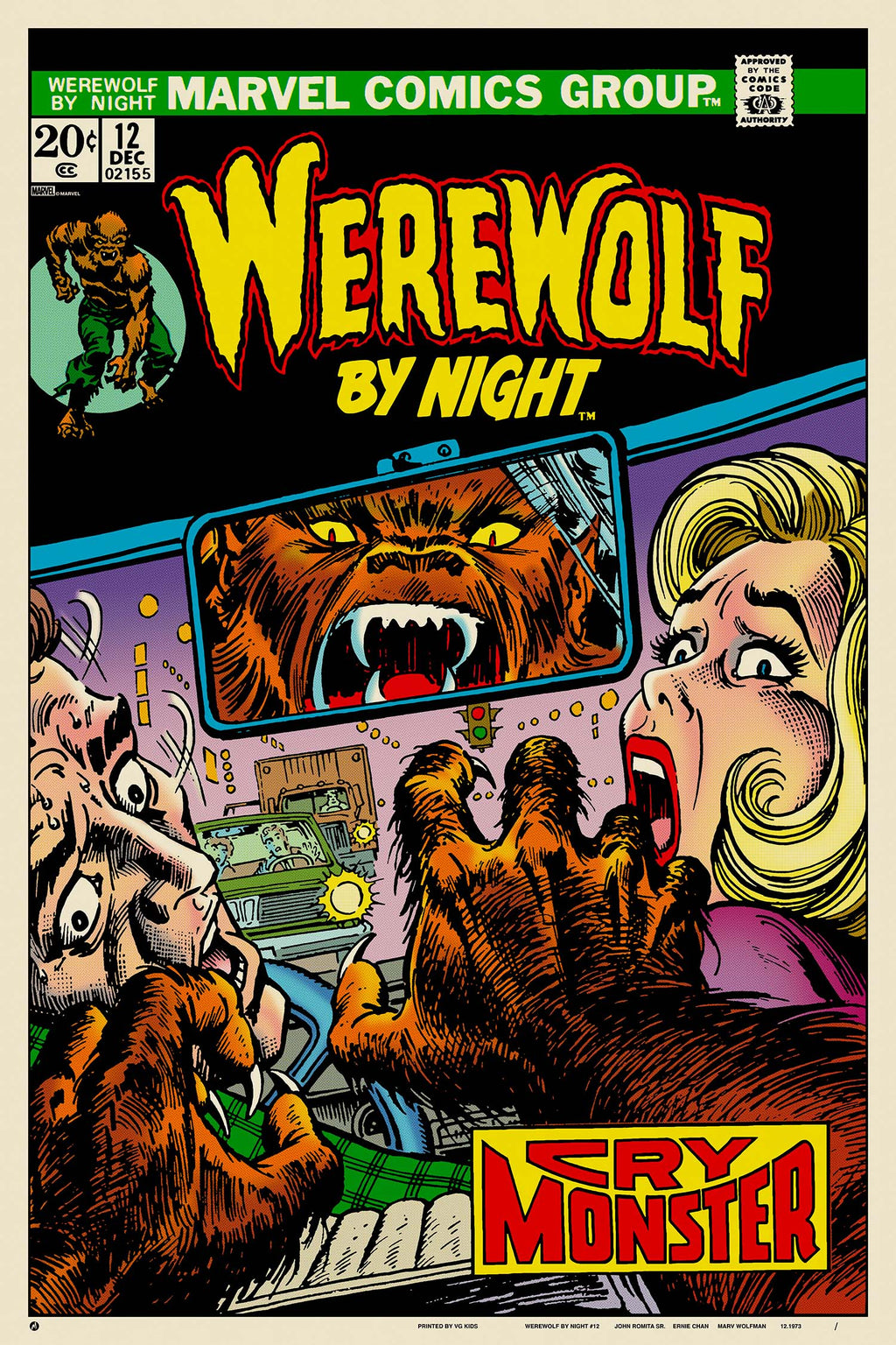 Werewolf by Night #12 Poster – Mondo