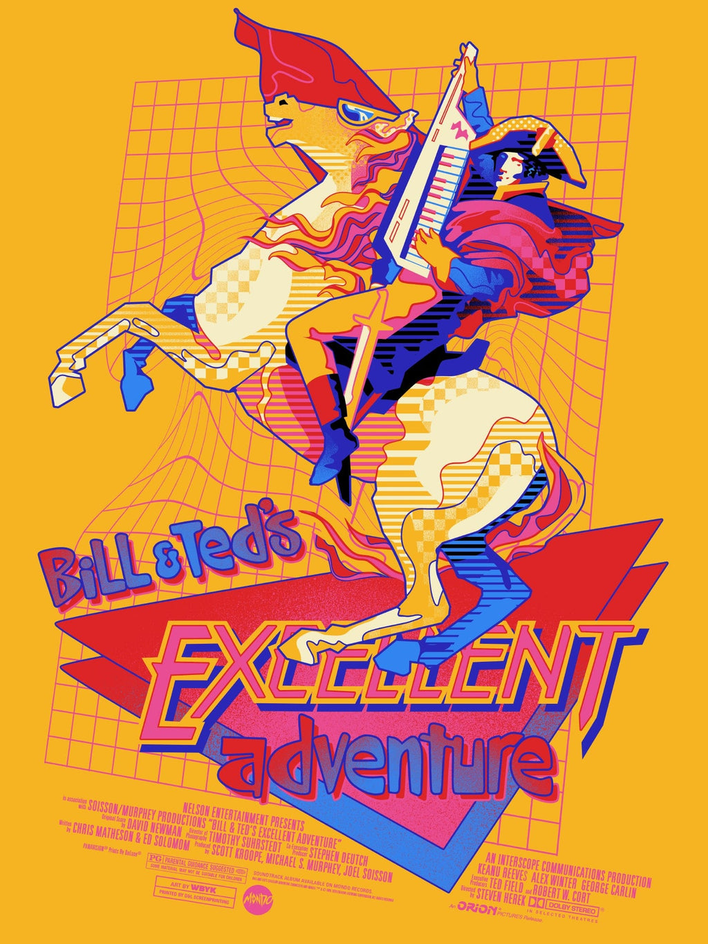 Bill & Ted's Excellent Adventure Poster – Mondo