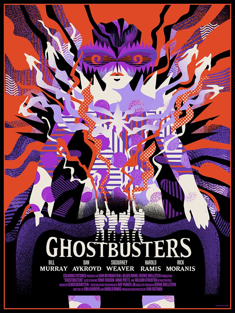 Ghostbusters Screenprinted Poster – Mondo