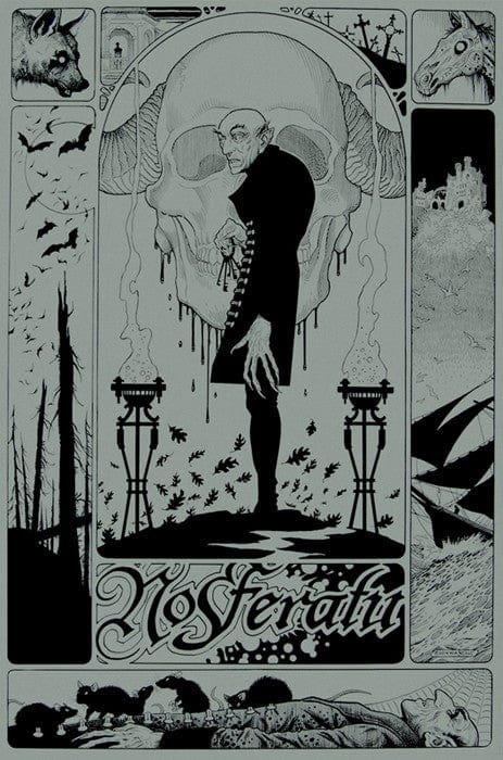 Nosferatu Line Drawing